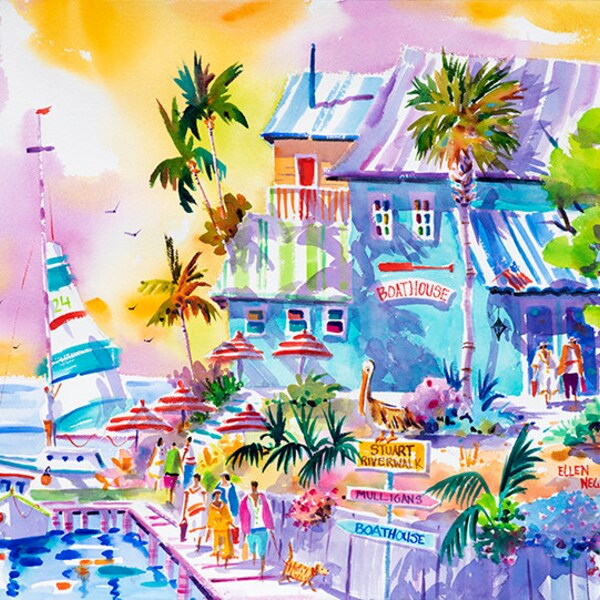 Negley Watercolor - Etsy