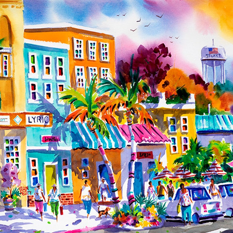 Negley Watercolor - Etsy