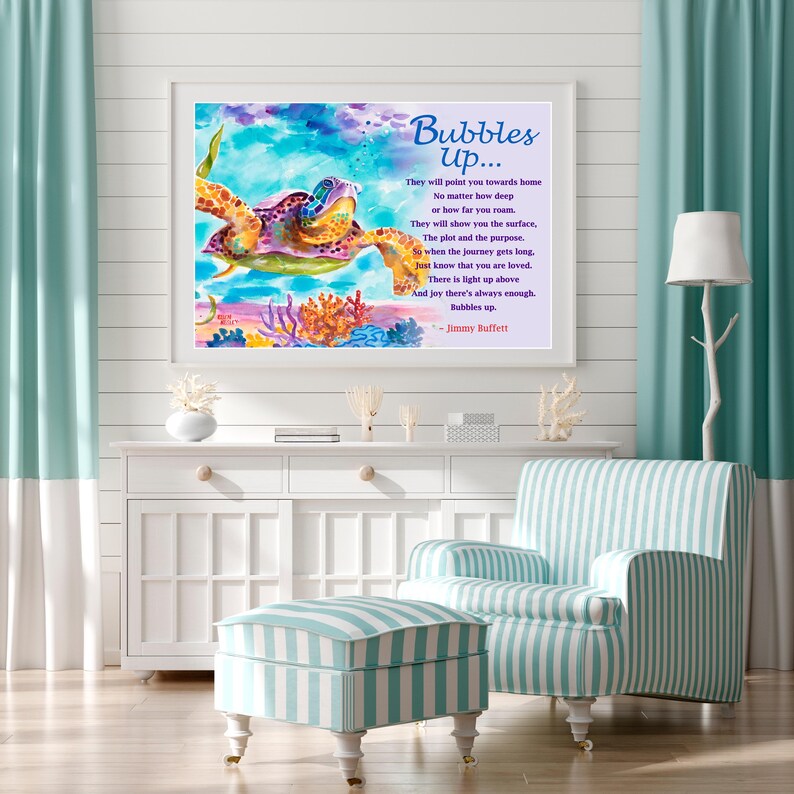 Jimmy Buffett Bubbles up Lyrics, Jimmy Buffett Wall Art, Jimmy Buffett ...