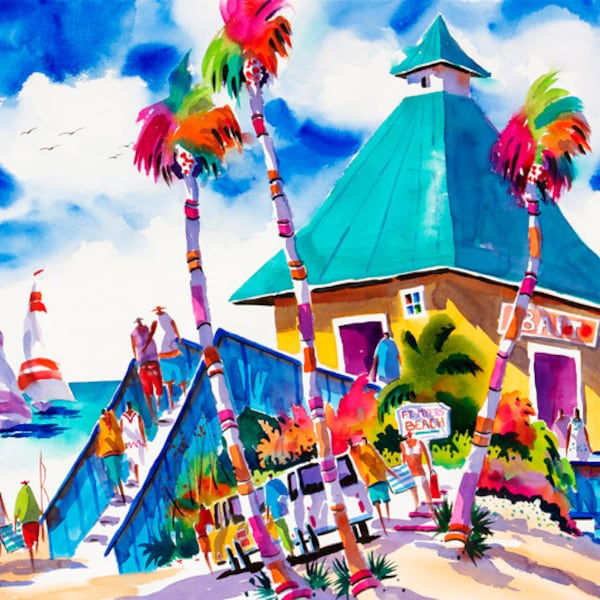 Whimsical Beach - Etsy