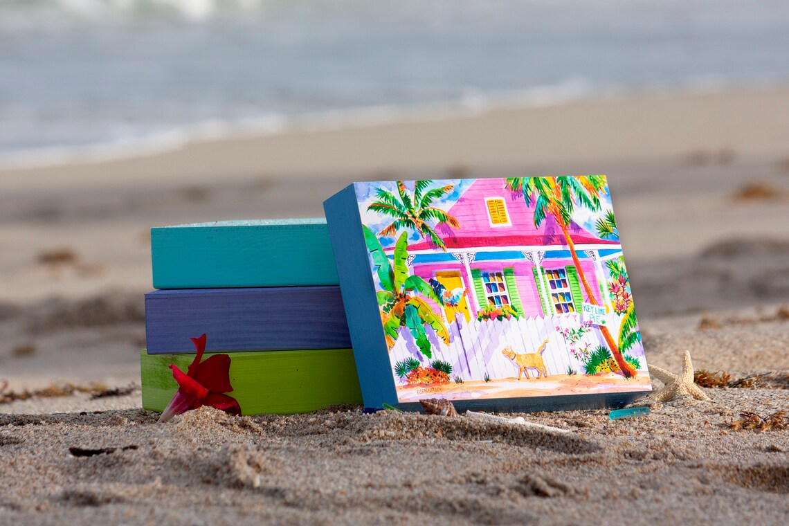 Key West Gift Key West Art Custom Watercolor Print Custom - Etsy