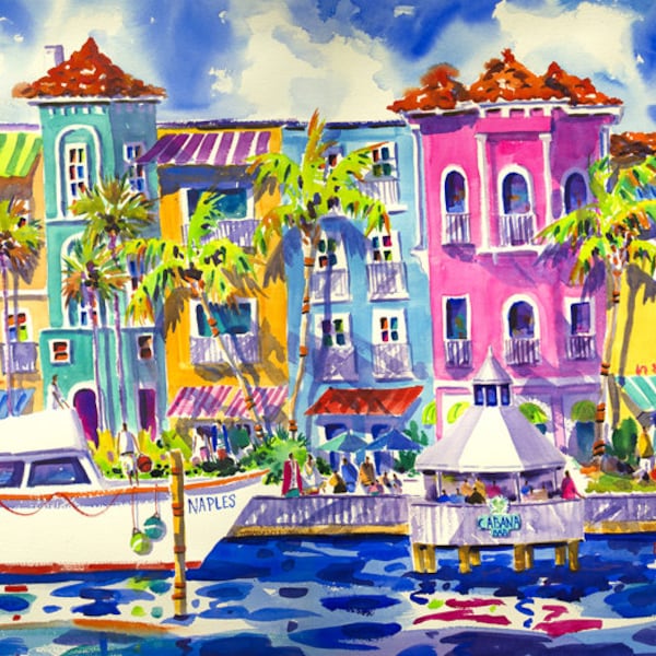 Ellen Negley Watercolors Naples - Etsy