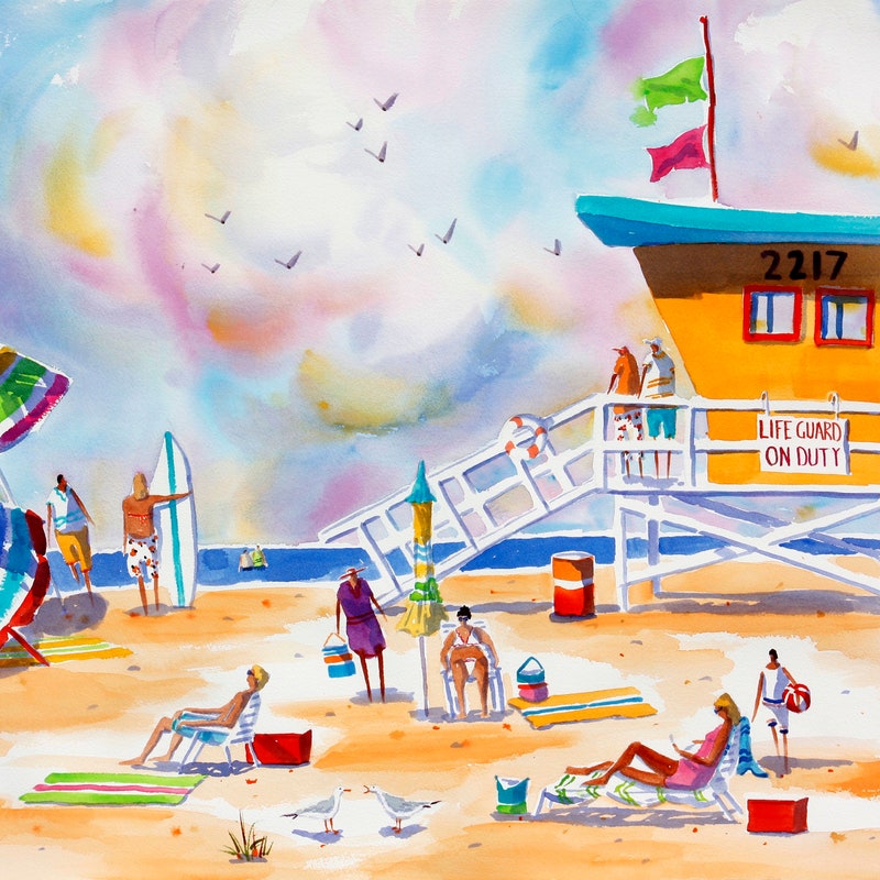 Negley Watercolor - Etsy