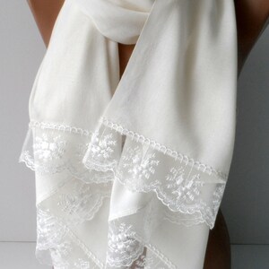 Summer Bridal Shawl in Cream Wedding Shawls Cream Pashmina - Etsy