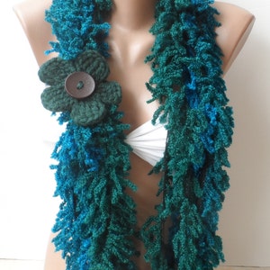 Teal Infinity Scarfs Christmas Scarfs Gifts Circle Scarf Fashion Cowl ...