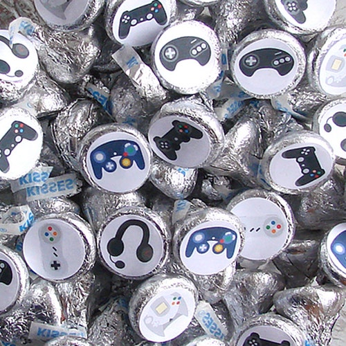 Video Game Birthday Party Favor Stickers Gamer Labels for - Etsy