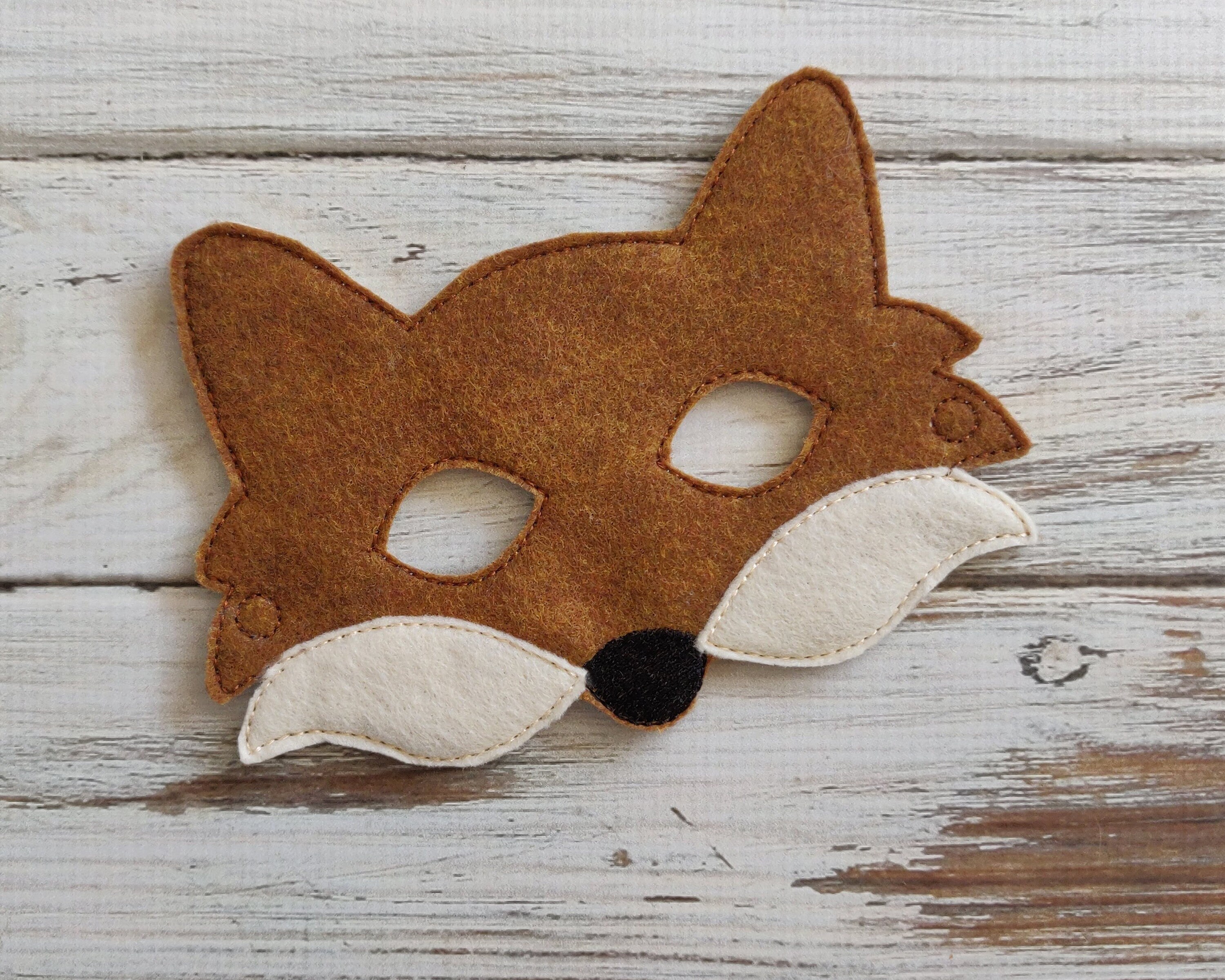 Felt Fox Mask Pattern