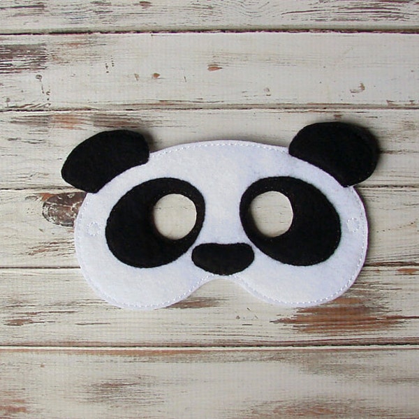Panda Mask - Etsy