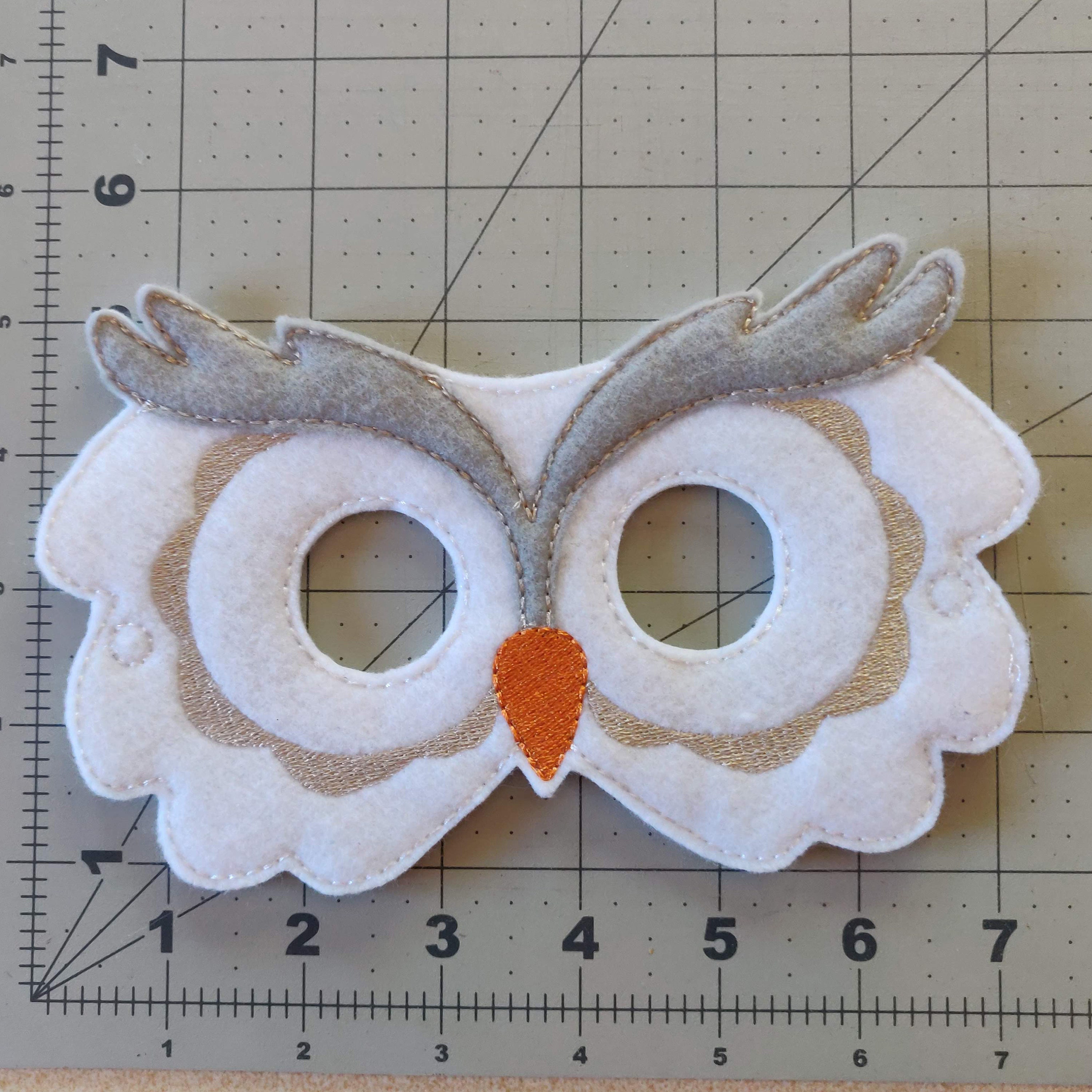 Felt Owl Mask Template