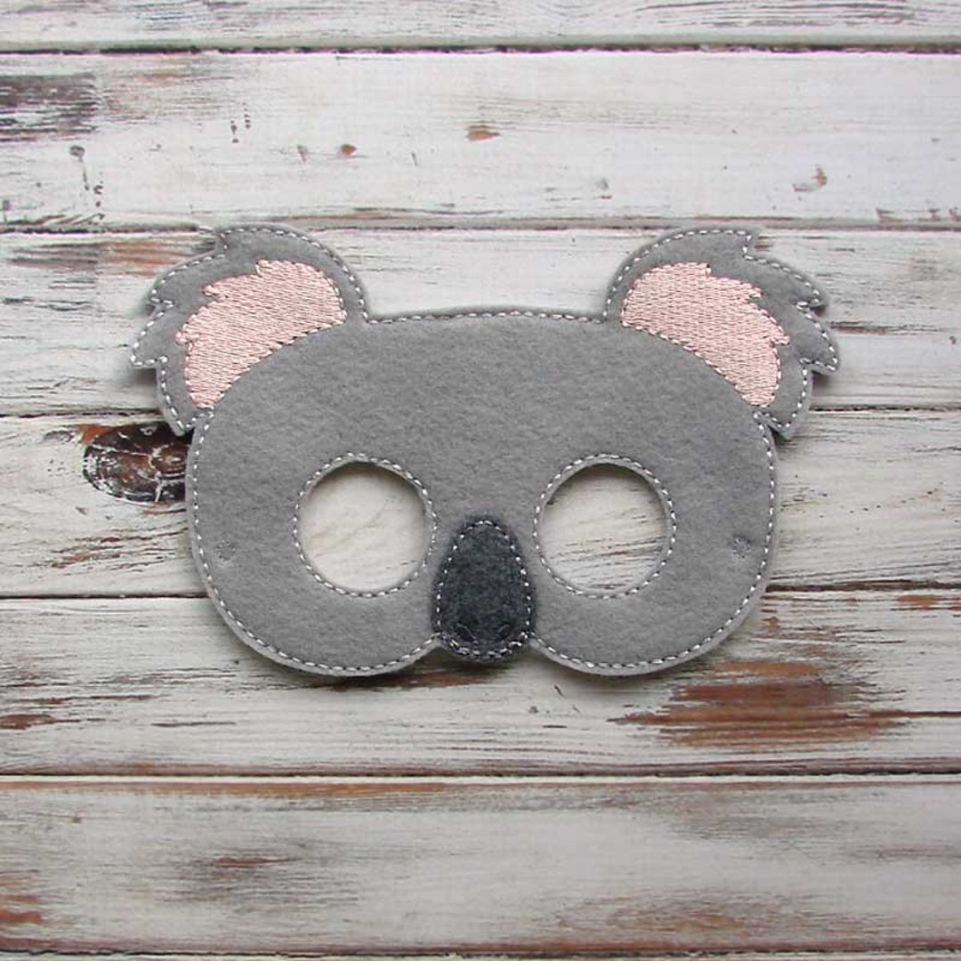 Koala Bear Mask, Australian Bear, Animal Mask, Pretend Play, Dress Up ...