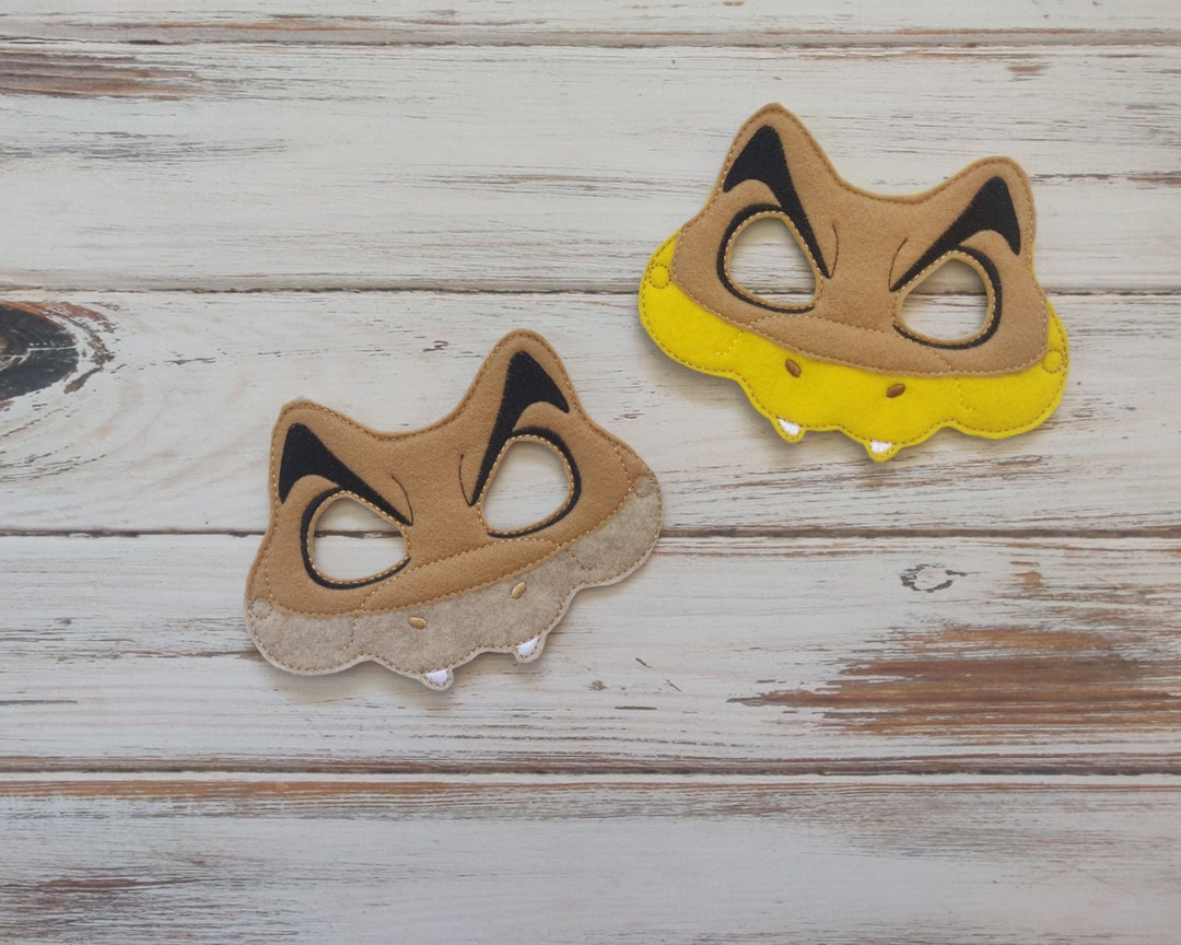 Kids Felt Snake Costume Mask Yellow or Tan Perfect for Dress - Etsy