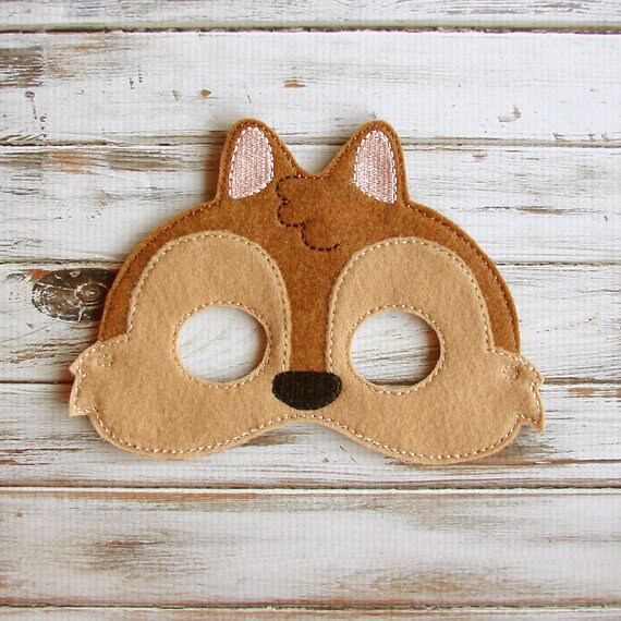 Chipmunk Head Mask