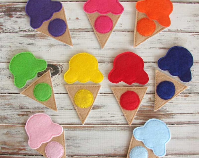 Color Match Game - Learning Colors - Felt Toys - Toddler - Kids ...