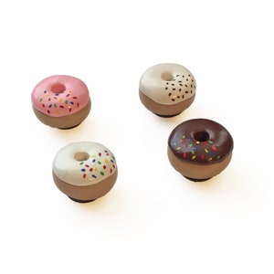 Donut Magnets - Donut Gift - Fridge Magnets - Donut Party Favor ...