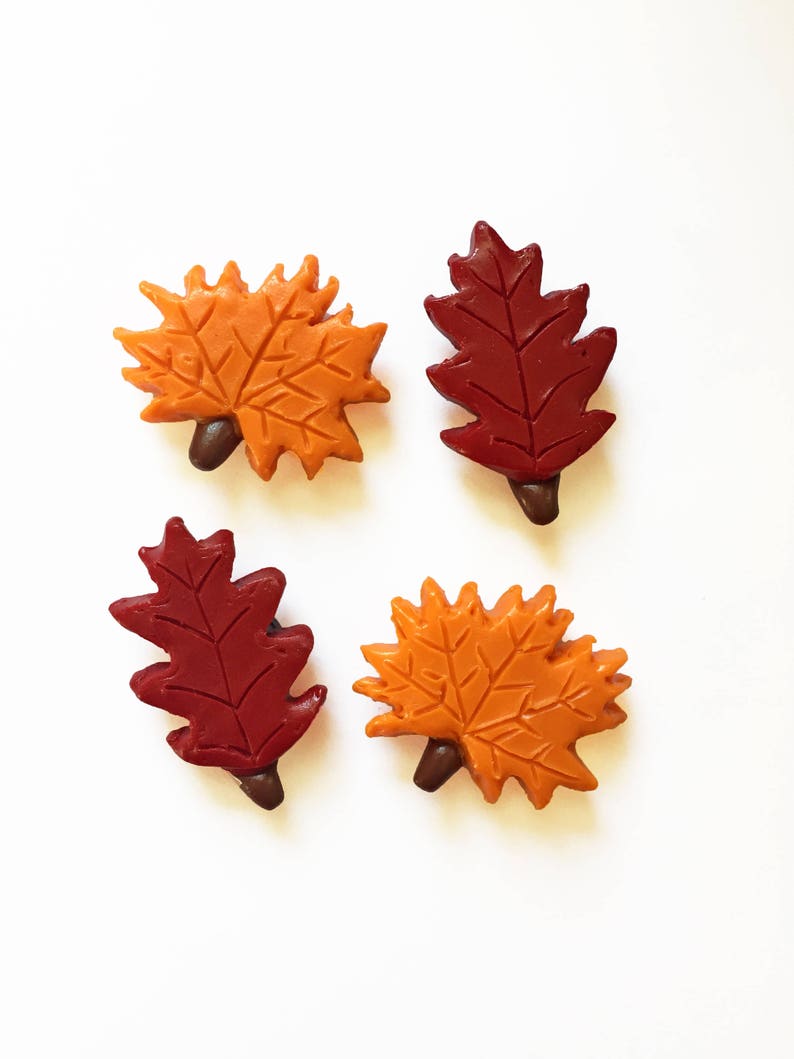 Leaf Magnets Thanksgiving Magnets Autumn Magnets Fall - Etsy