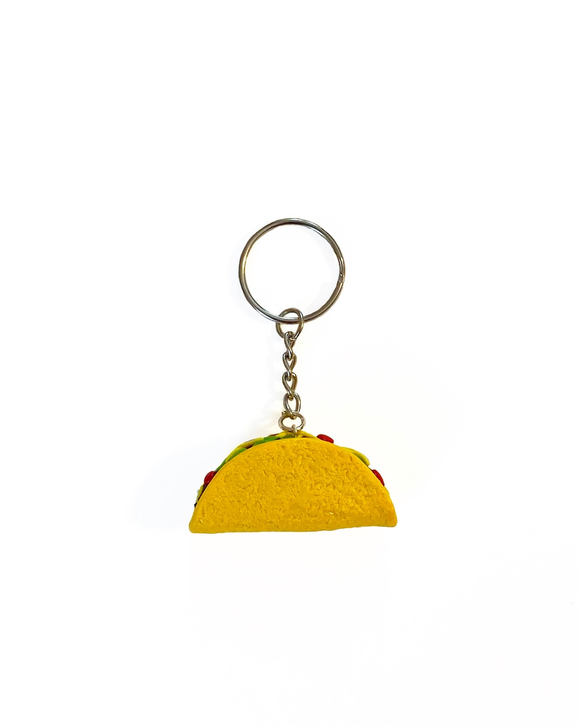 Taco Keychain Food Keychain Polymer Clay Keychain Taco - Etsy
