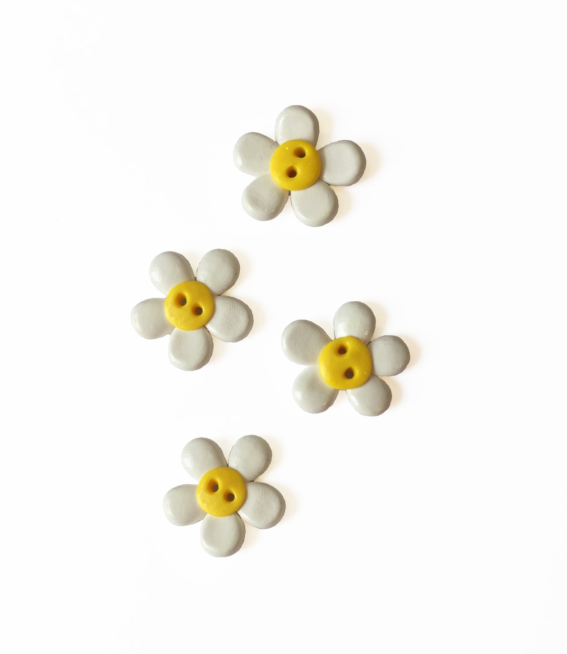 Daisy Buttons Flower Buttons Spring Buttons Summer - Etsy