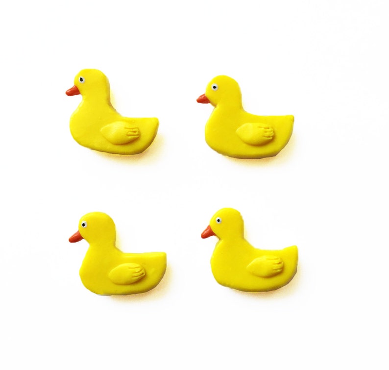 Rubber Duck Magnets Yellow Duck Magnets Polymer Clay - Etsy