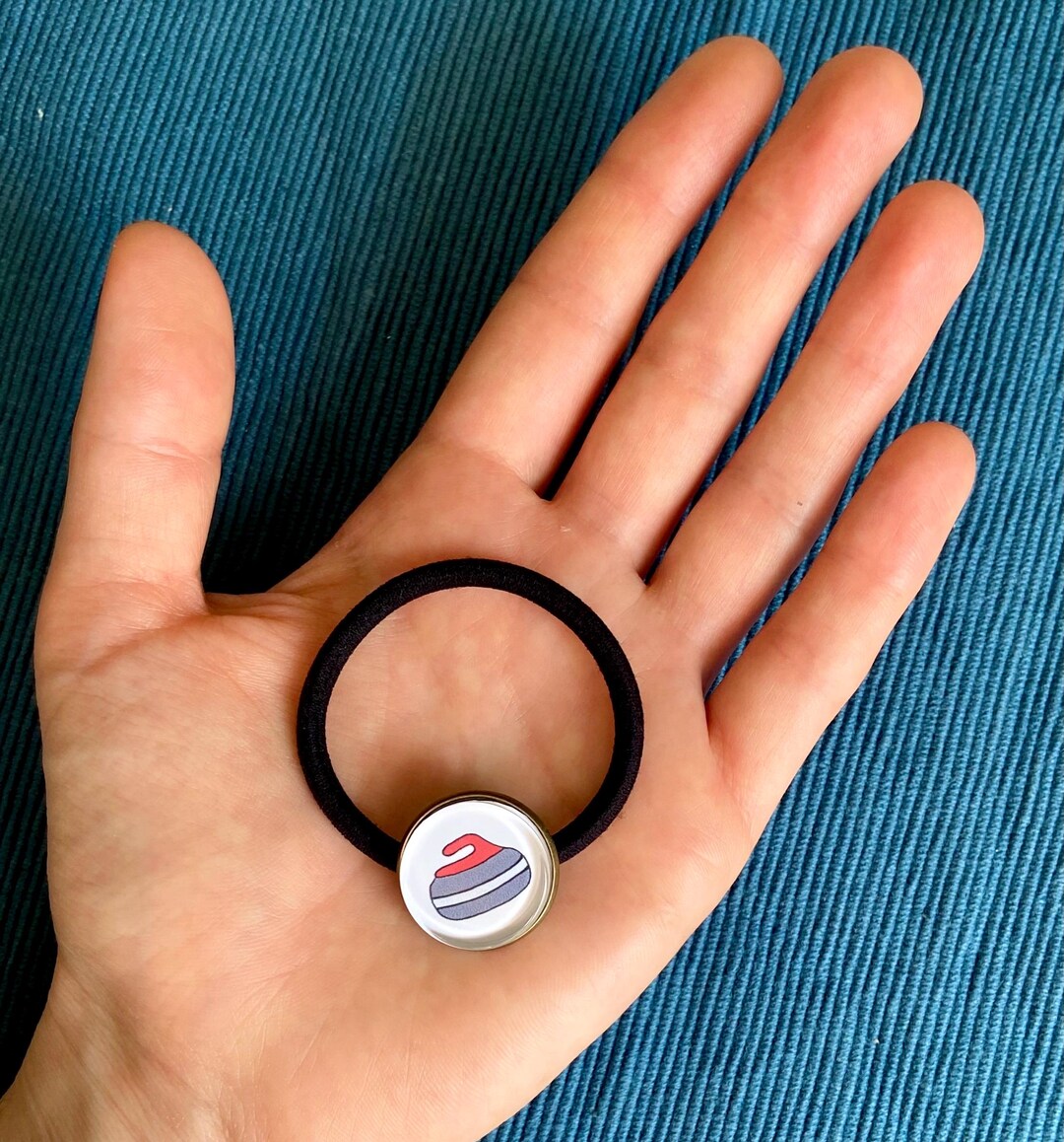 Curling Hair Tie - Curling Stone Pony Tail - Curling Hair Elastic ...