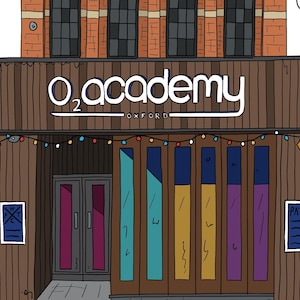 Oxford O2 Academy Wall Art Print OX4 - Live Music Venue, Cowley Road ...