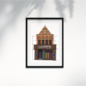 Oxford O2 Academy Wall Art Print OX4 Live Music Venue, Cowley Road, the ...