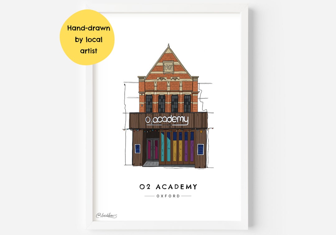Oxford O2 Academy Wall Art Print OX4 - Live Music Venue, Cowley Road ...