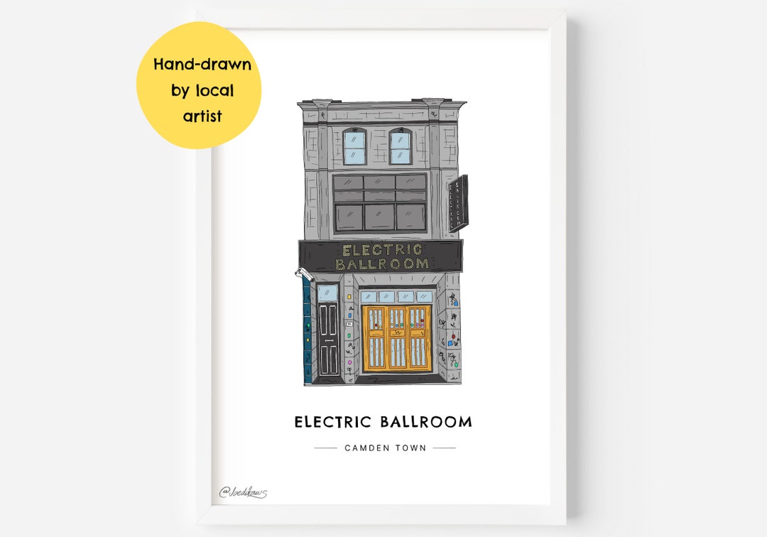 Electric Ballroom Camden Town Wall Art Print NW1 - Market, Chalk Farm ...