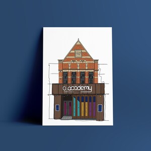 Oxford O2 Academy Wall Art Print OX4 Live Music Venue, Cowley Road, the ...