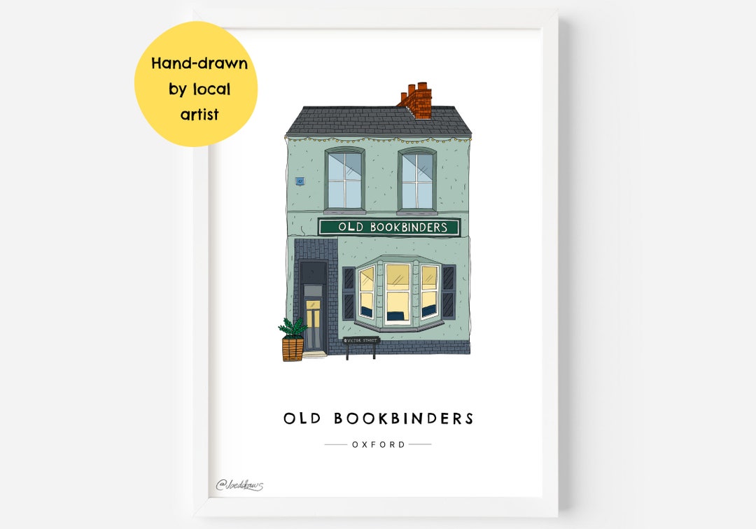Old Bookbinders Pub, Jericho, Oxford Wall Art Print OX2 - University ...