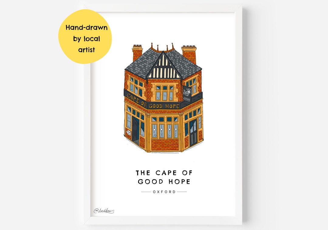 Cape of Good Hope Pub Oxford Wall Art Print OX4 - Cowley Road, the ...