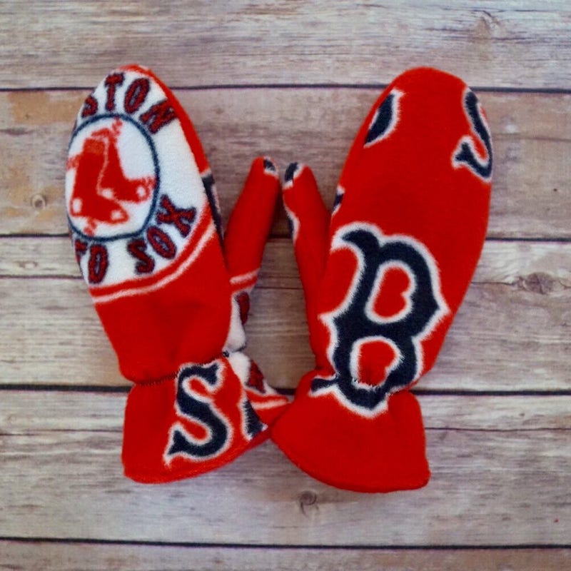Red Mittens - Etsy