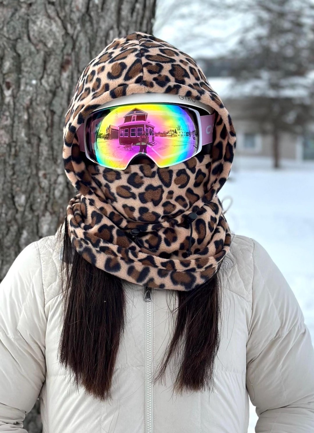 Ski Hood, Over the Helmet Hood, Balaclava, Ski Helmet Cover, Ski Mask ...