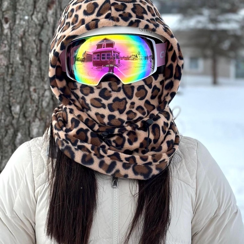 Ski Hood Fleece Over Helmet - Etsy UK