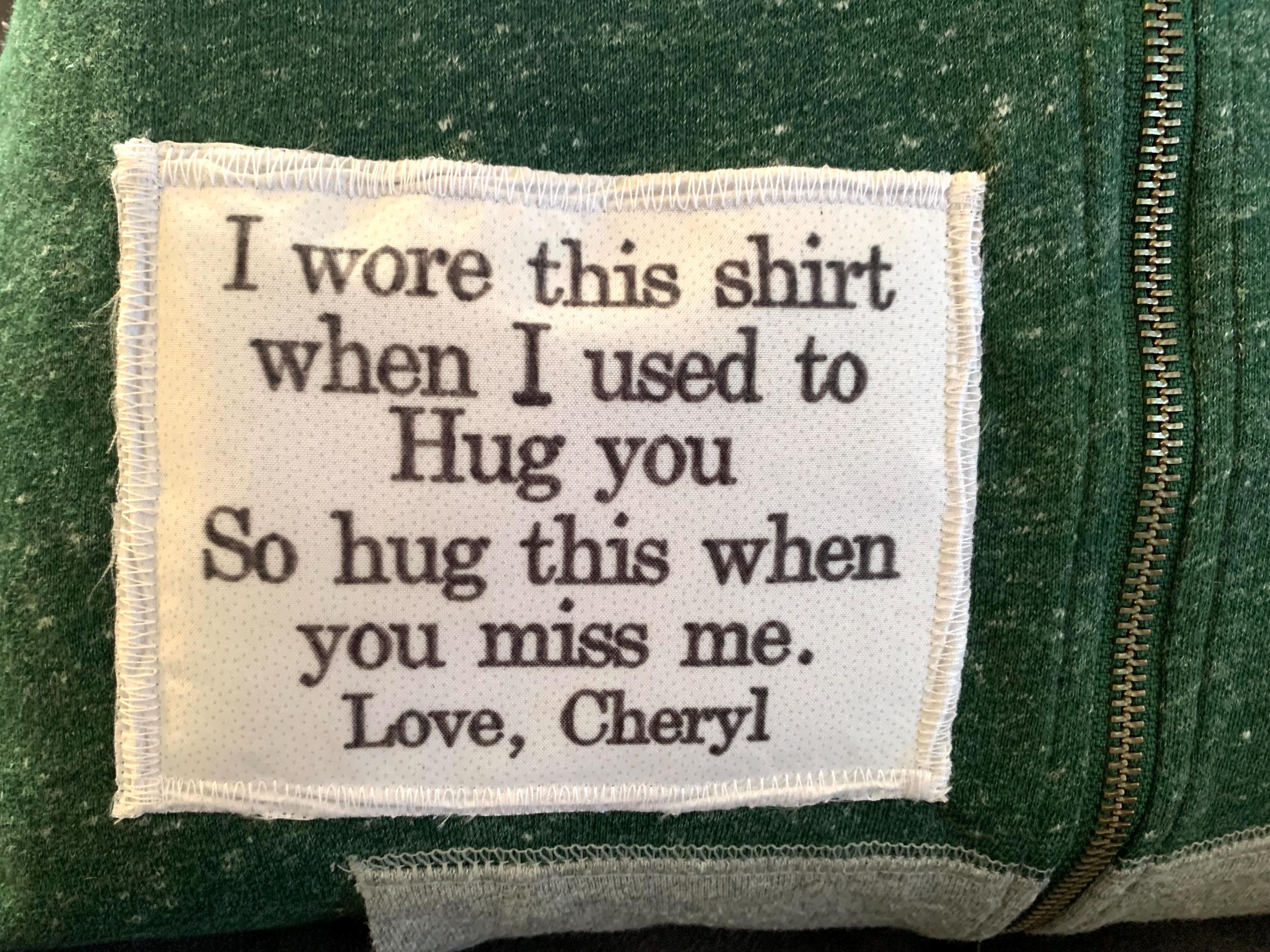 Custom Memory Pillow: Personalized Keepsake From Loved One's Clothing ...