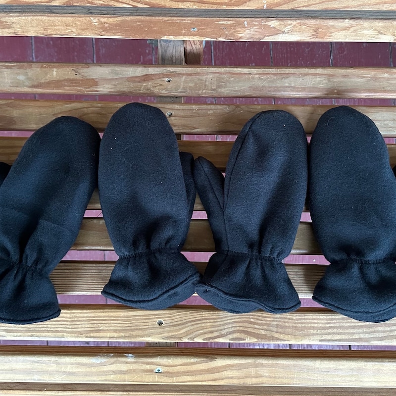 Red Mittens - Etsy