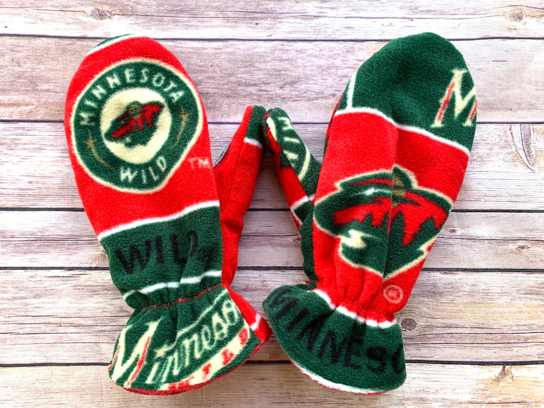 Minnesota Wild Fleece Mittens/headband/socks (sold Separately) - Etsy