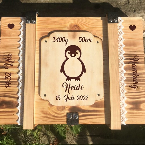 Memory Box Personalized With Engraving Motif Text for - Etsy