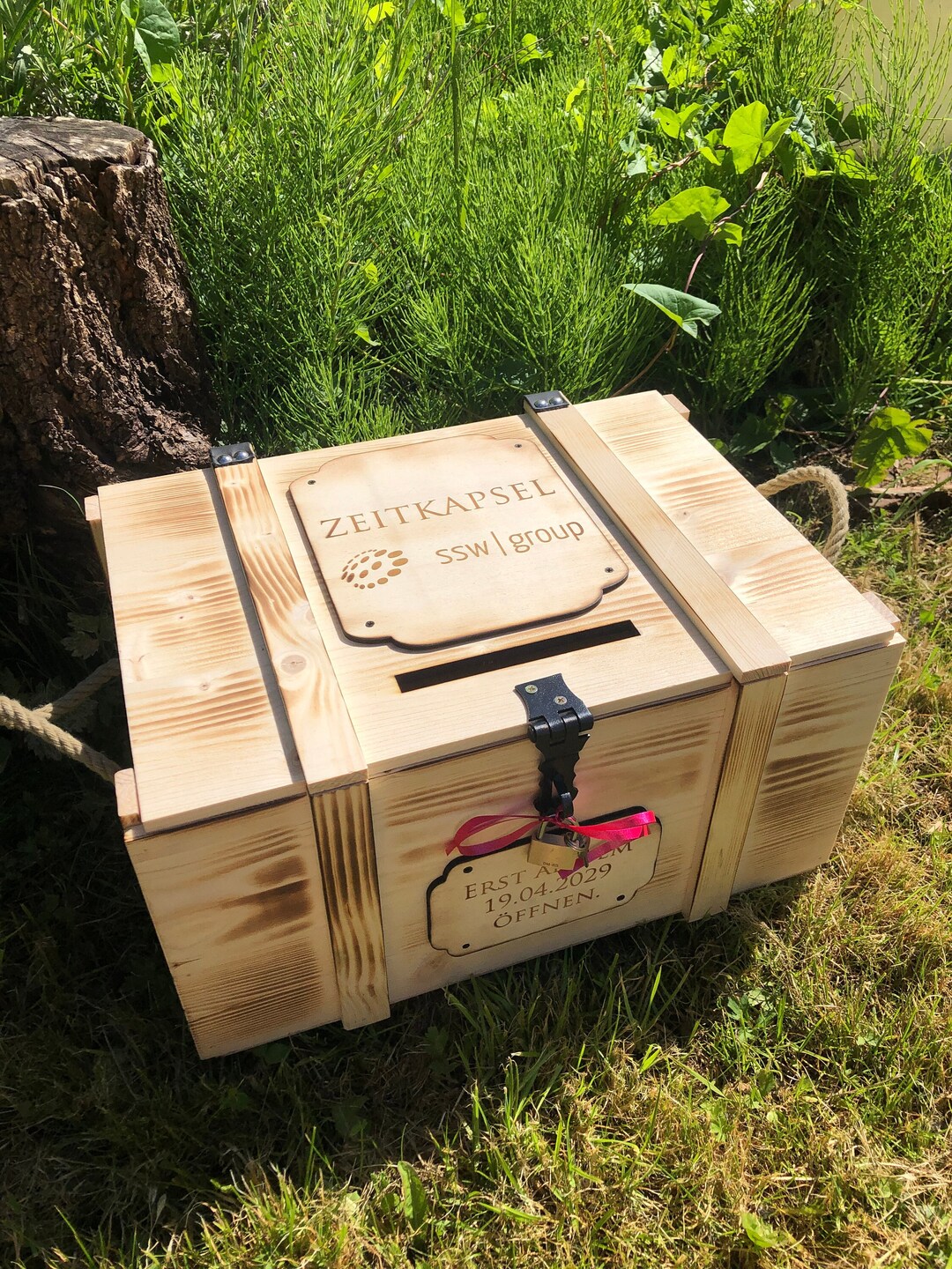 Large Memory Box Personalized Company Event / Wooden Box Logo / Memory ...