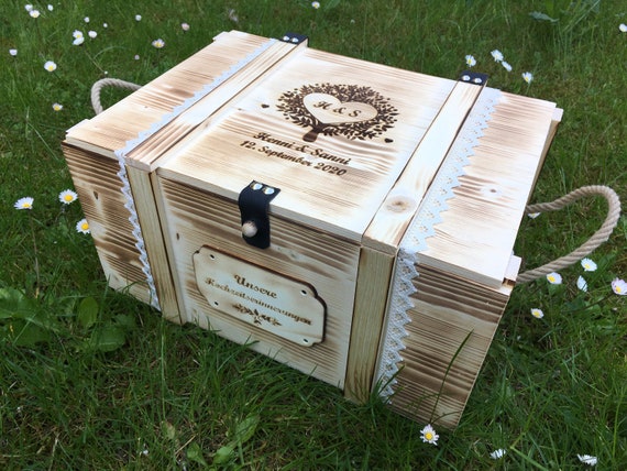 Memory Box Personalized With Engraving Motif Text for - Etsy