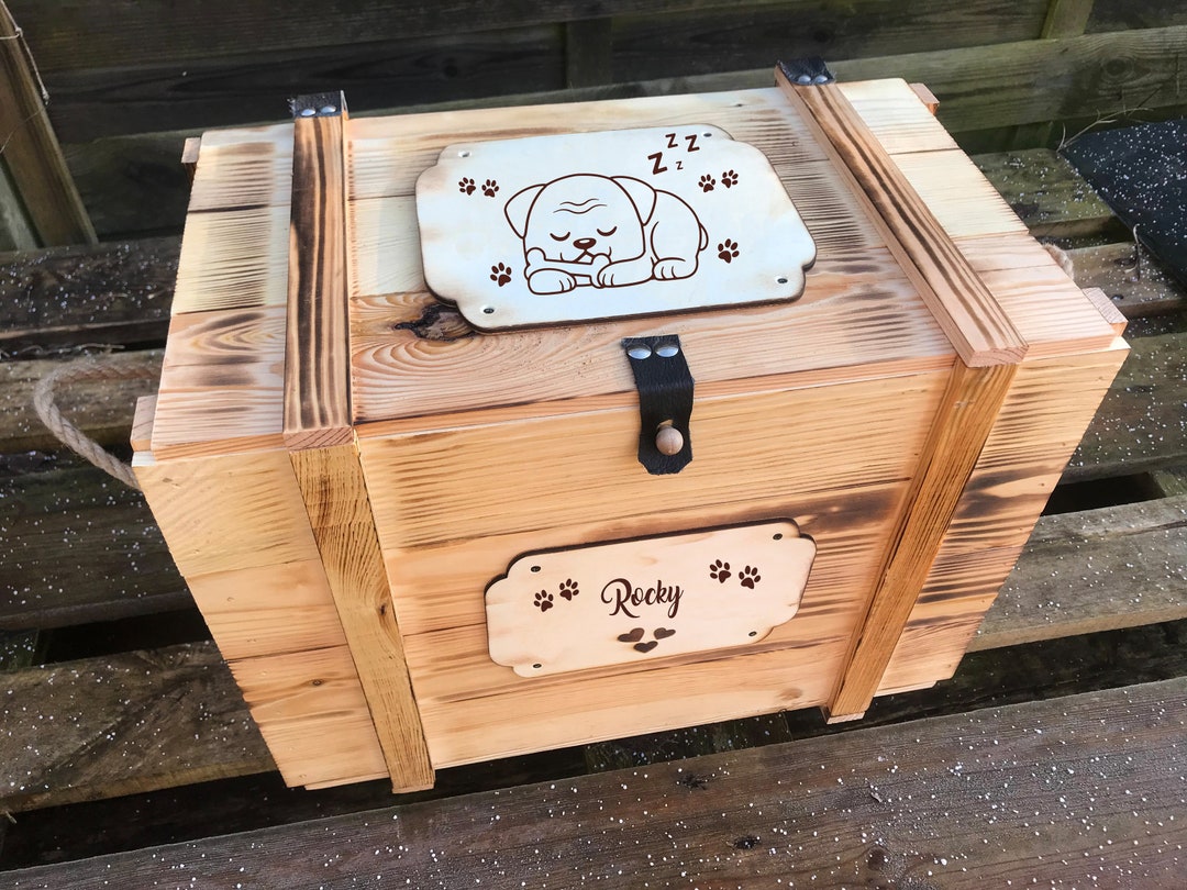 Storage Box for the Dog / Memory Box With Personal Engraving / Memory ...