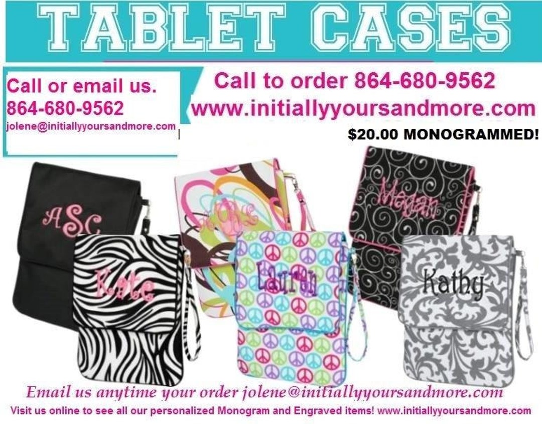 SALE!!!! Personalized Tablet Case (great for Ipad, Kindle and Any ...