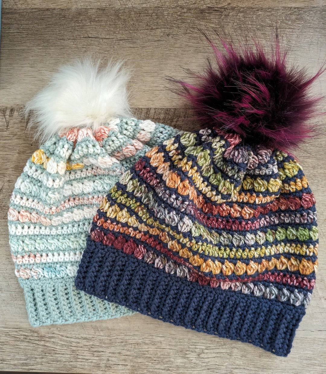 The Fruit Striped Crochet Hat Pattern - PDF Only - Etsy