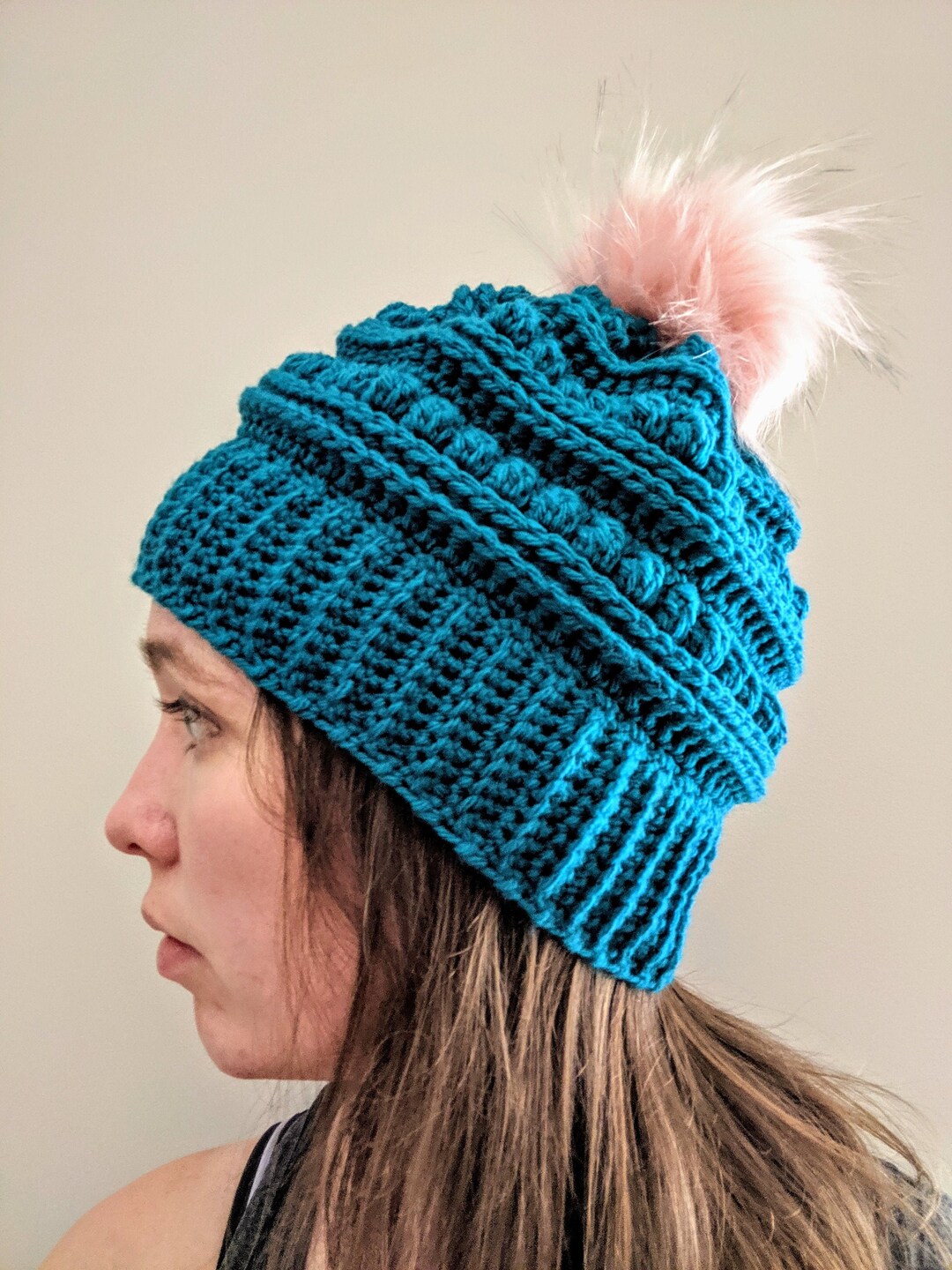 The Bert Hat Crochet Pattern PDF - Closed With Pompom - PATTERN ONLY - Etsy