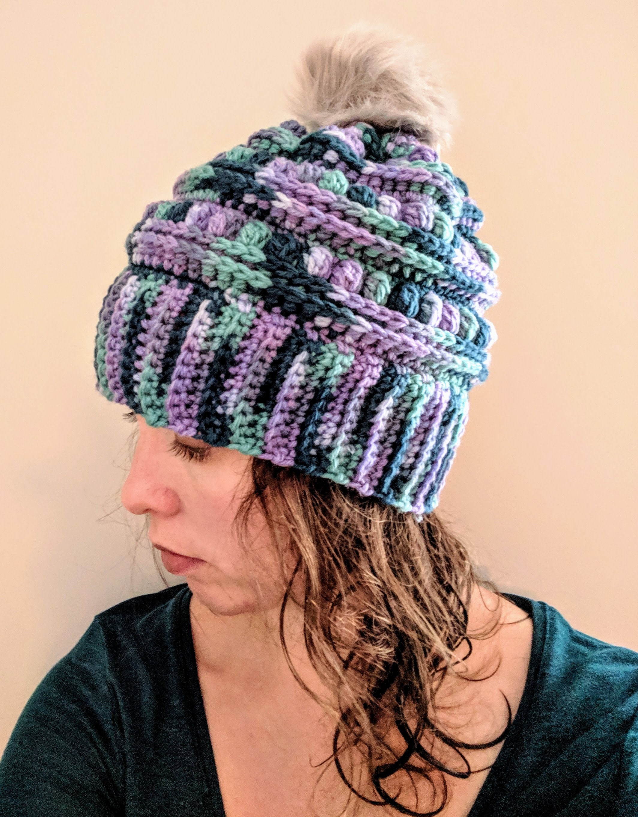 The Bert Hat Crochet Pattern PDF - Closed With Pompom - PATTERN ONLY - Etsy