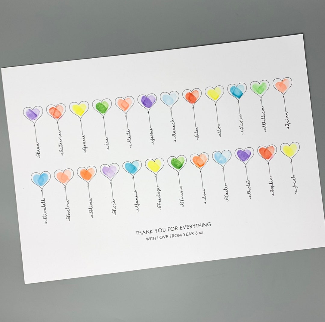 Teacher Gift. This Lovely Personalised Gift Makes a Great Keepsake ...