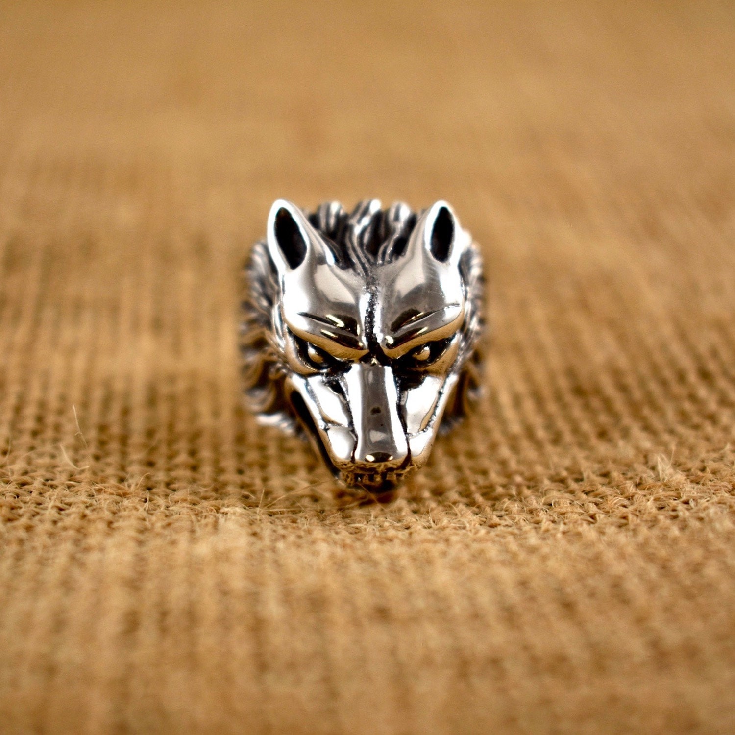 Silver Werewolf Ring // Sterling Silver Ring // Statement Ring ...