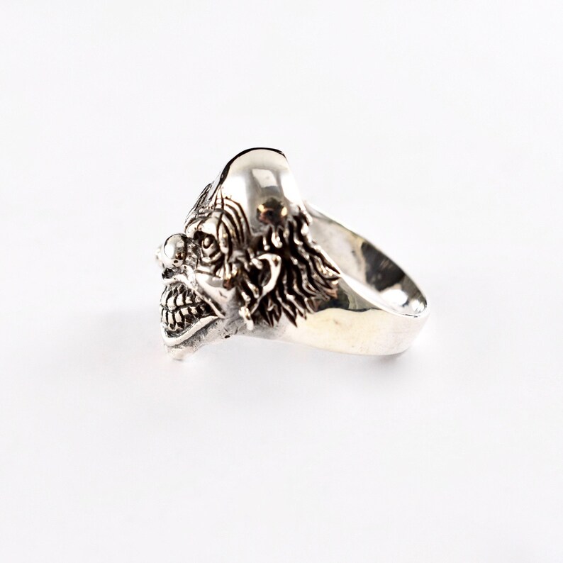 Mob Clown Ring // Sterling Silver Ring // Statement Ring // - Etsy