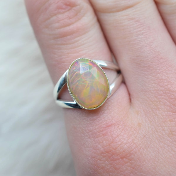 Faceted Opal - Etsy