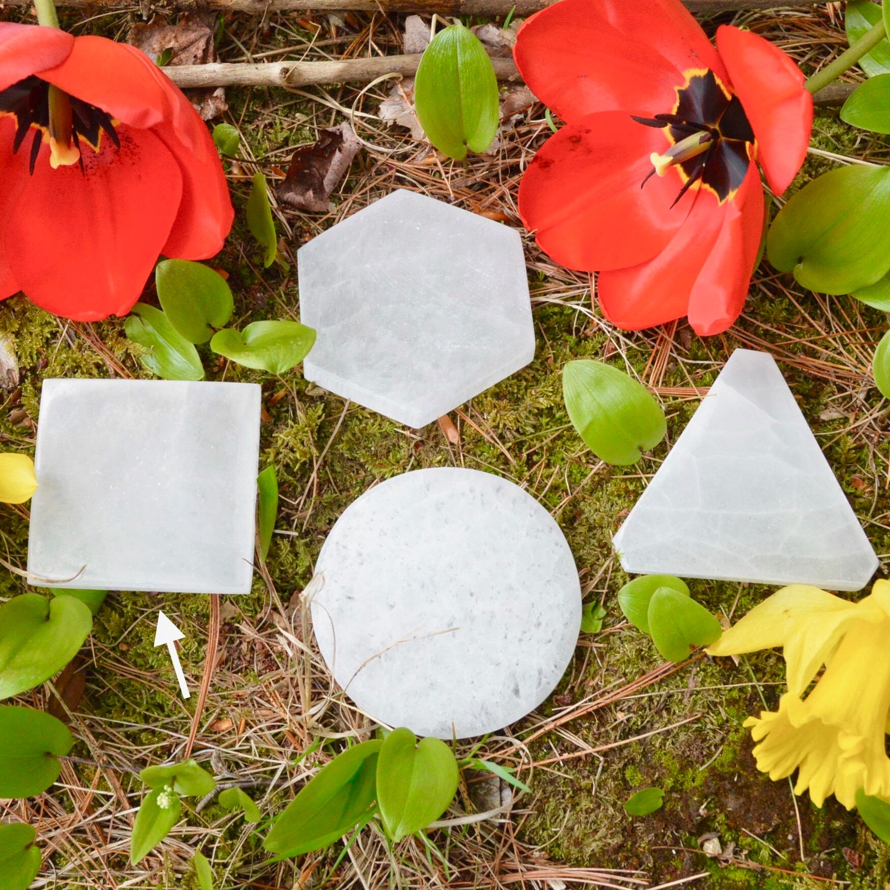 Polished Selenite Square // Selenite Specimen // Metaphysical - Etsy