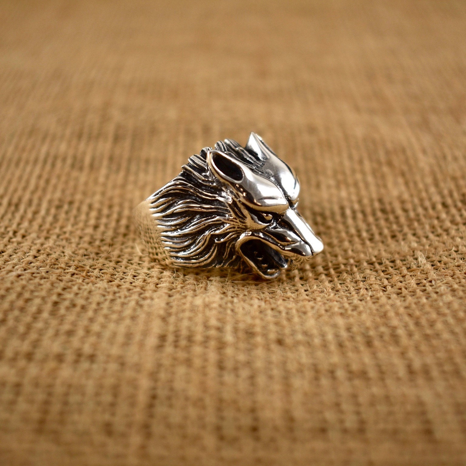 Silver Werewolf Ring // Sterling Silver Ring // Statement Ring ...